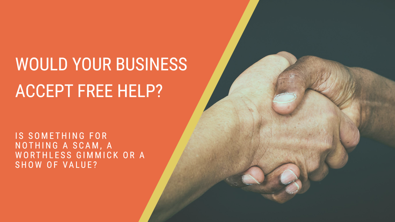 If offered a helping hand for no reward, would you take it? - Matl